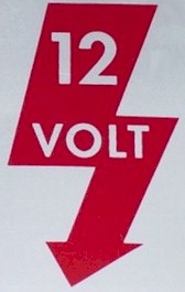 12V Sticker